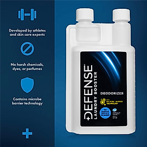 Defense Soap Laundry Additive Deodorizer | Protects Wrestling Jiu Jitsu Bjj Gi Activewear Fabrics from Stains and Odors, 32 Fl Oz