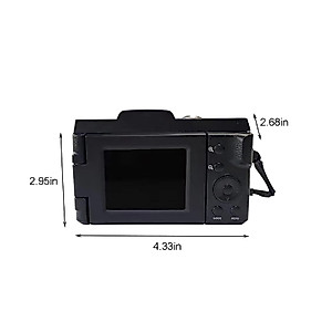 2.4 Inch TFT-LCD Screen HD Digital Camera Selfie SLR Camera 1920X1080 FHD Video Camera, HD Flip Screen Selfie SLR Camera with 16 Times Digital Zoom, Electronic 𝐀𝐧𝐭𝐢-𝐒𝐡𝐚𝐤𝐞