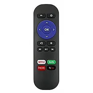 VINABTY Replaced Infrared Remote Control fit for ROKU 1 2 3 4 LT HD XD XS Express Premiere 3900RW 3910RW 4620RW 3700RW 3710RW 3710XB 3900XB 4620XB 3930X 3900X, NOT Support for TCL TV or Any Other TV