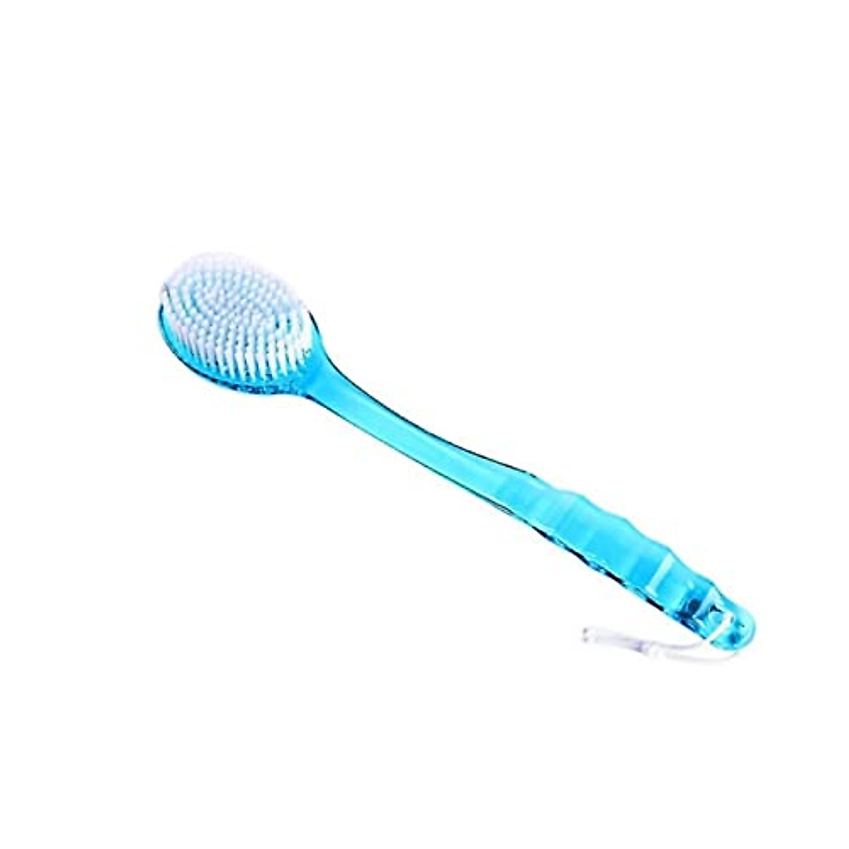 INGVY Dry Brushing Body Brush Multi Style Bath Brush Back Body Bath Shower Sponge Scrubber Brushes with Handle Exfoliating Scrub Skin Massager Bath Ball (Size : Blue)