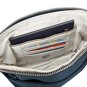 Travelon Women's Anti-Theft Tailored Convertible Crossbody Clutch, Peacock, One Size