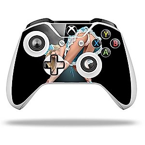 WraptorSkinz Decal Vinyl Skin Wrap compatible with XBOX One S/X Controller - Alice Pinup Girl (CONTROLLER NOT INCLUDED)