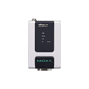 MOXA NPort 6150-1 Port RS-232/422/485 Secure Device Server, 12-48V, w/Adapter