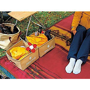 Snow Peak Pack Bucket - Made in the USA - 11.5 x 11.5 x 6.5 in