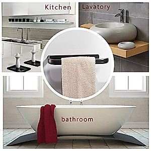 BESy Brass Hand Towel Bar for Bathroom Oil Rubbed Bronze, Rustproof Wall Mounted Towel Rack Hanger Bathroom Hardware Accessories Towel Holder 12 Inch