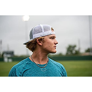 EvoShield USA Trucker Snapback Hat - Heather Grey/White