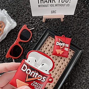 YLFYSF Compatible with Silicone Case Airpods Charging Protective Cover for Wireless Earphones