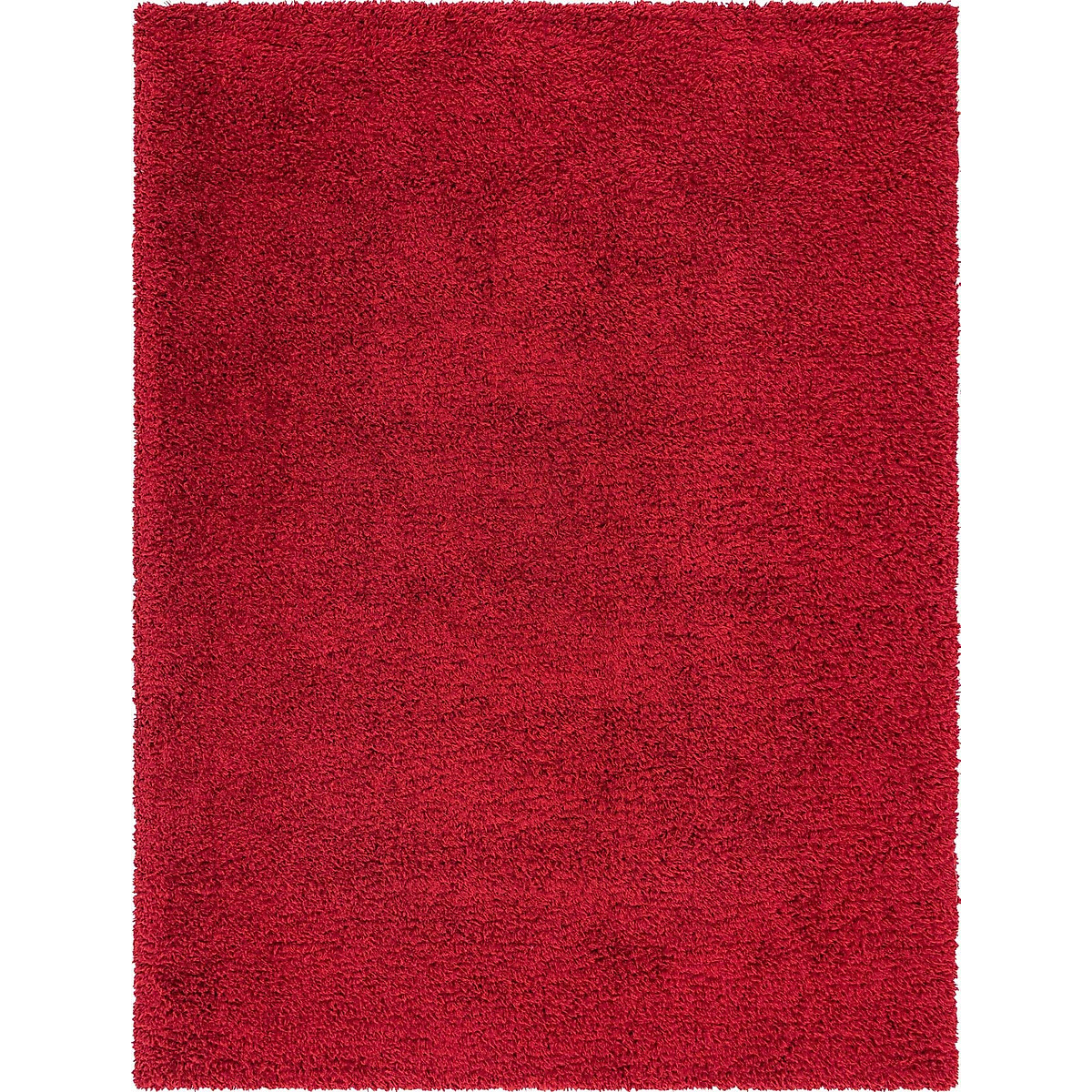 Rugs.com Infinity Collection Solid Shag Area Rug 9' x 12' Merlot Shag Rug Perfect for Living Rooms, Large Dining Rooms, Open Floorplans