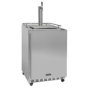 Kegco Kegerator 24" Wide Single Tap Stainless Steel Commercial Beer Dispenser HK38SSC-1