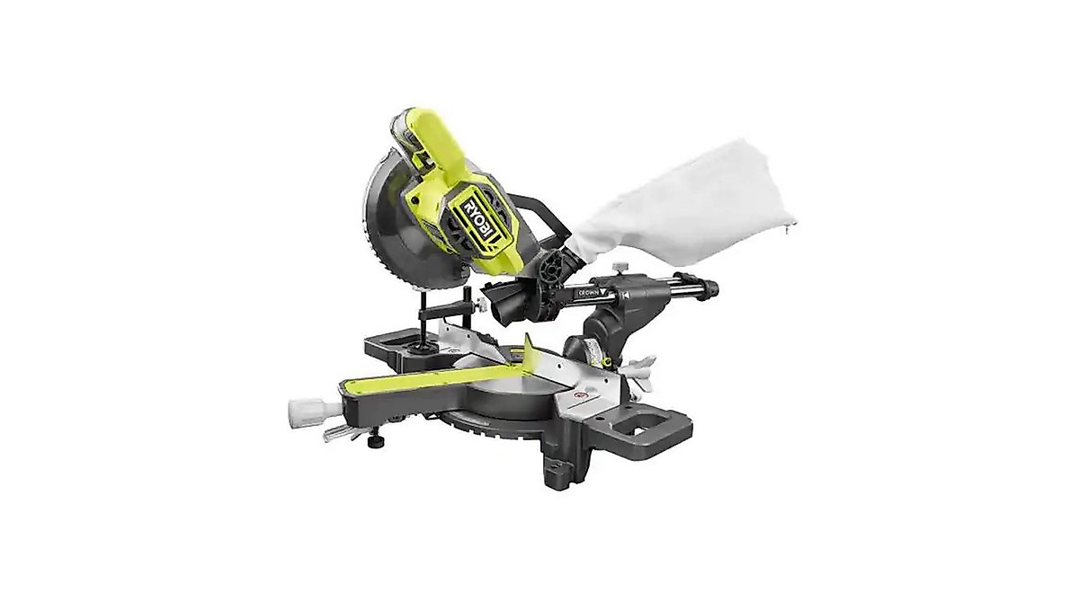 RYOBI ONE+ 18V Cordless Miter Saw - Power & Portability