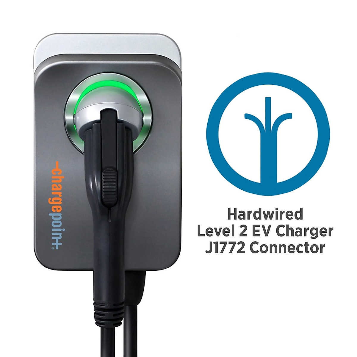 ChargePoint HomeFlex Level 2 EV Charger J1772, Hardwired Electric Car Charger