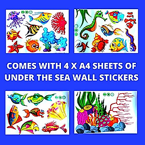 DESQUIGGLE Girls Shoe Organizer, Toddler Shoe Organizer, Seahorses Design Over the Door Kids Shoe Rack