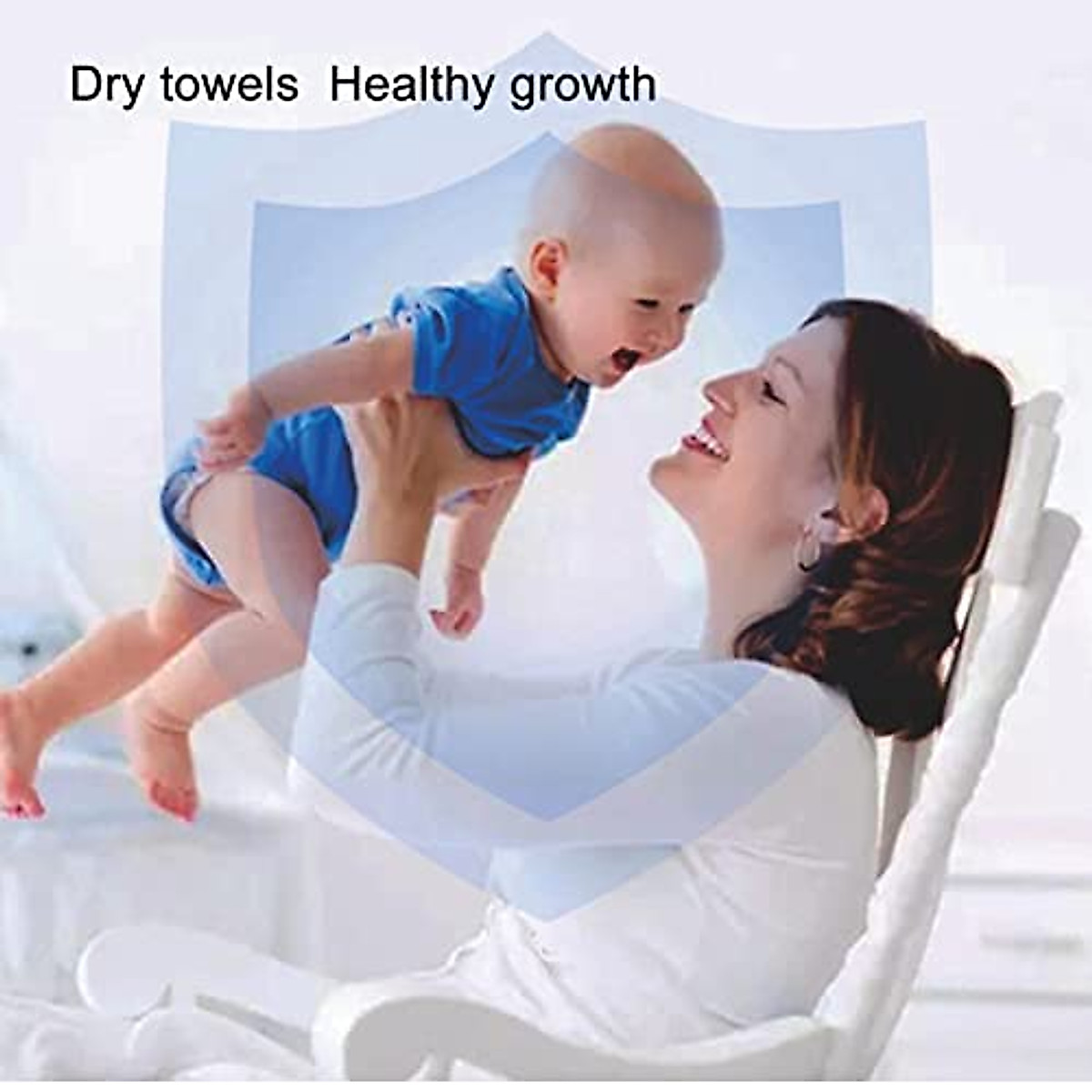 Fafeicy Digital Display Electric Heated Towel Rack with Thermostat, Wall Mounted for Bathroom, Punch Free Installation