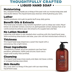 Soapbox Liquid Hand Soap Sea Minerals & Blue Iris 12 Oz Pump Bottles 77148, 12 Fl Oz (Pack of 1)