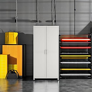 SystemBuild Callahan 36" Utility Storage Cabinet in White