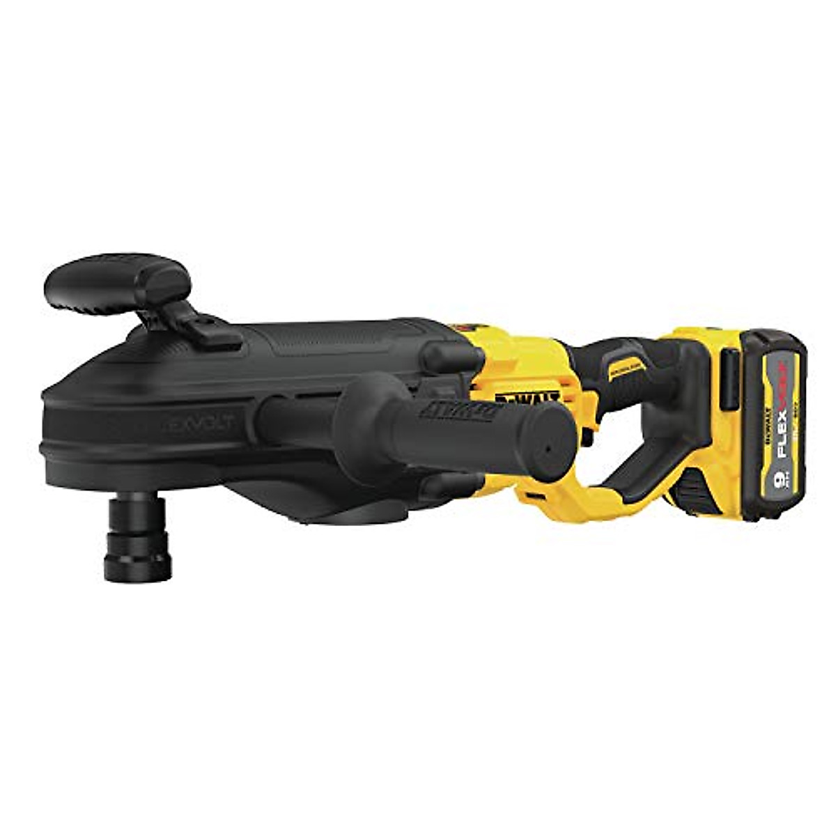 DEWALT FLEXVOLT 60V MAX* Right Angle Drill, Brushless, Quick-Change Stud/Joist, E-Clutch® System Kit (DCD471X1)