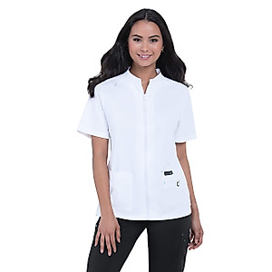 KOI Women's 1023 Madison Top (White, X-Large)