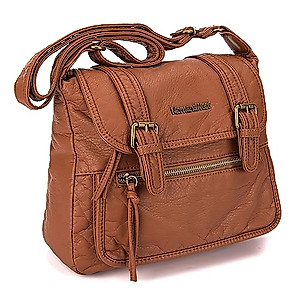 Montana West Crossbody Bags for Women Messenger Bags Multi Pocket Shoulder Purse and Handbags Pocketbook,MWC-045-CM