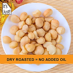 It's Just - Hawaiian Macadamia Nuts (1.5lbs), Small Batch Dry Roasted in USA, Lightly Salted, Keto Friendly, Resealable Bag, 24oz