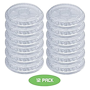 12 Pack Plastic Appetizer Trays with Lids,Disposable Compartment Serving Platters,6 Sectional Catering Trays for Serving Food