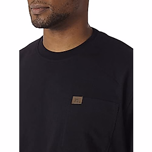 Wrangler RIGGS WORKWEAR Men's Pocket T-Shirt, Black, XX-Large
