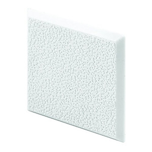 Prime-Line MP10866 Wall Protector, 2 inch x 2 inch Squares, Rigid Vinyl, White, Textured, Adhesive-Backed, Paintable, Pack of 5