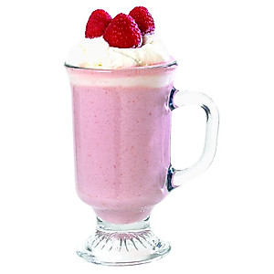 Anchor Hocking 8-oz Irish Set of 12 Coffee Mug Set, 12 Count (Pack of 1), Crystal Clear Glass