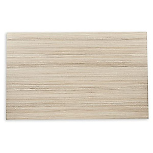 Signature Design by Ashley Grannen Modern Rectangular Dining Room Table, White & Natural Wood