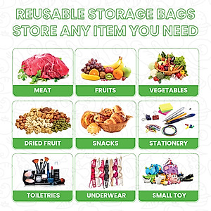 Angry Frog Reusable Silicone Ziplock Bags | Leakproof, Ziptie, Airtight, Freezer Bags | Keep Fruit, Snacks, Sandwich Fresh & Safe | BPA Free, Reusable Silicone Bags for Food Storage, 6 PCS