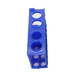 4 Way Plastic Test Tube Rack (Blue)