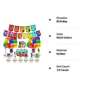 Numberblocks Birthday Party Supplies，Numberblocks Theme Party Decoration