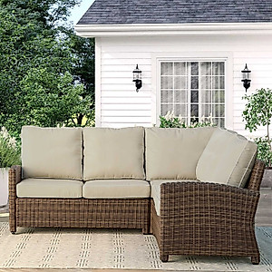 Porch Shield Outdoor Cushion Slipcovers Set 4 Waterproof Fade Resistant Patio Chair Seat Cushion Covers 20 x 18 x 4 inch, Beige