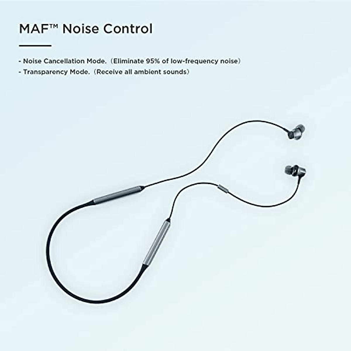 FIIL Driifter Pro Noise Cancelling Magnetic in-Ear Earphones, Sports Bluetooth Earbuds for Gym Running 11 Hours Playtime with Sweatproof and Neckband Design with Foldable Memory Metal, for Work