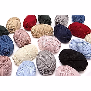 100% Pure Wool Yarn Superwash Set of 3 Skeins (150 Grams) DK Weight - Sourced Directly from Peru - Heavenly Soft and Perfect for Knitting and Crocheting (Jasmine White)