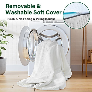 VISCOFLEX Queen Mattress Topper, 3 Inch Gel Memory Foam Mattress Topper Queen, with High Density Firm Foam for Back Pain Relief and Side Sleeper, Best Support, CertiPUR-US Certified