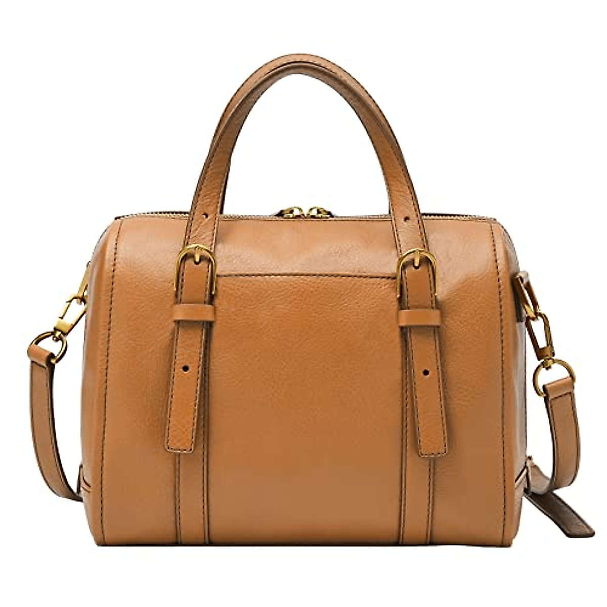 Fossil Women's Carlie Leather Satchel Purse Handbag