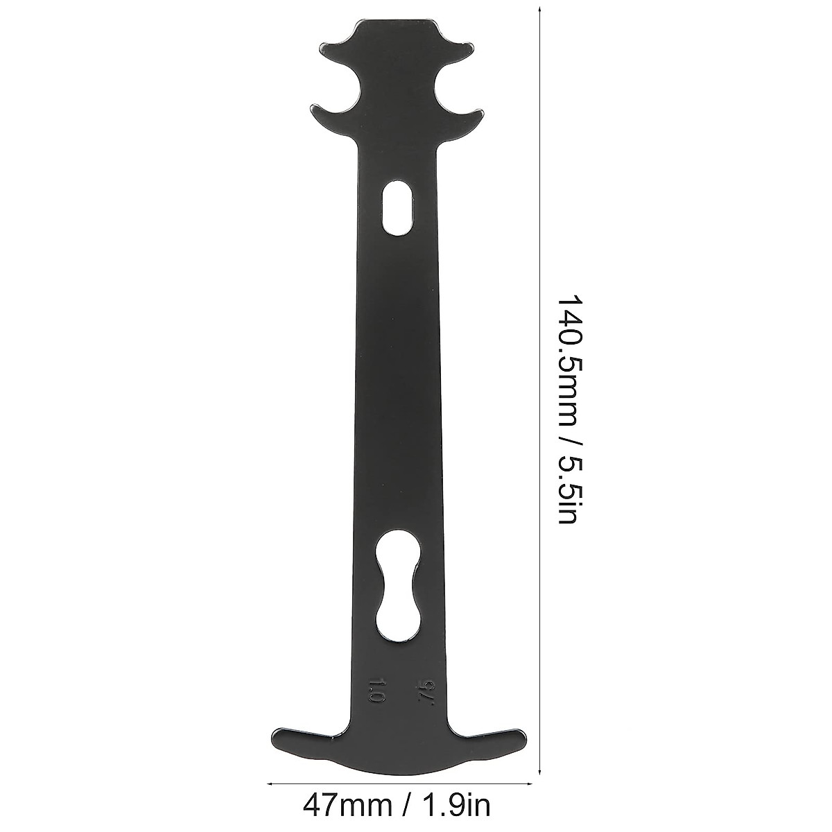 Carbon Steel Bicycle Chain Checker,Bike Bicycle Chain Wear Indicator, Portable Stainless Steel Bike Chain for Gauge,Maintenance for Road, Mountain,Hybrid Bikes, Bike Bicycle Chain Wear Indicator,