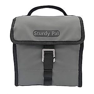 Sturdy Pal NOW BACK IN STOCK! Get your Insulated Foldable and Adjustable Size Heavy-Duty Leak Proof Lunch Bag for Men & Women with Utensil Zip Pouch