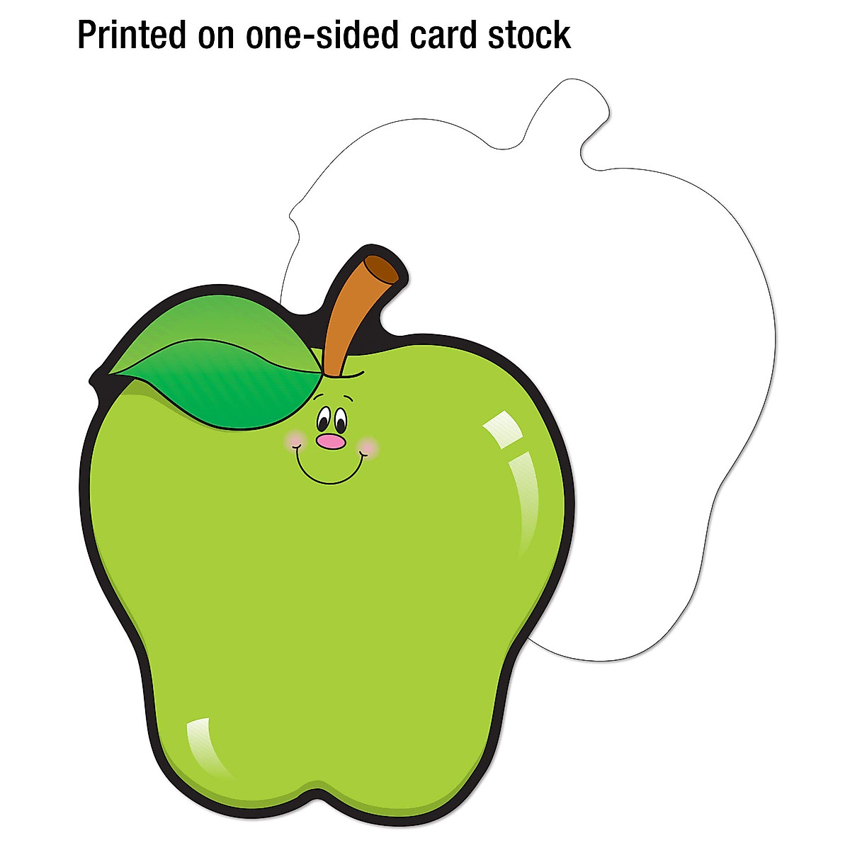 Carson Dellosa Fall Apples Cutouts, 36 Apple Cutouts for Bulletin Board and Classroom Décor, Seasonal Classroom Cut-outs, Fall Cutouts for Classroom Bulletin Board Decorations and Fall Décor