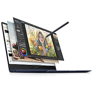 Samsung Galaxy Book Pro 360 15.6-inch 2-in-1 Touchscreen (i7-1165G7, 16GB RAM, 1TB PCIe SSD, Active Stylus), FHD Convertible Laptop, Thunderbolt 4, Backlit, Fingerprint, Windows 11 Home (Renewed)