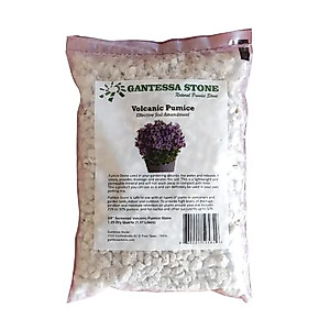 Gantessa Stone Gardening Pumice Soil Amendment | 3/8 Screened | 1.25 Quarts (PS381Q)