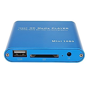 AGPtEK Mini 1080P Full HD Digital Media Player - MKV/ RM-SD/ USB HDD-HDMI