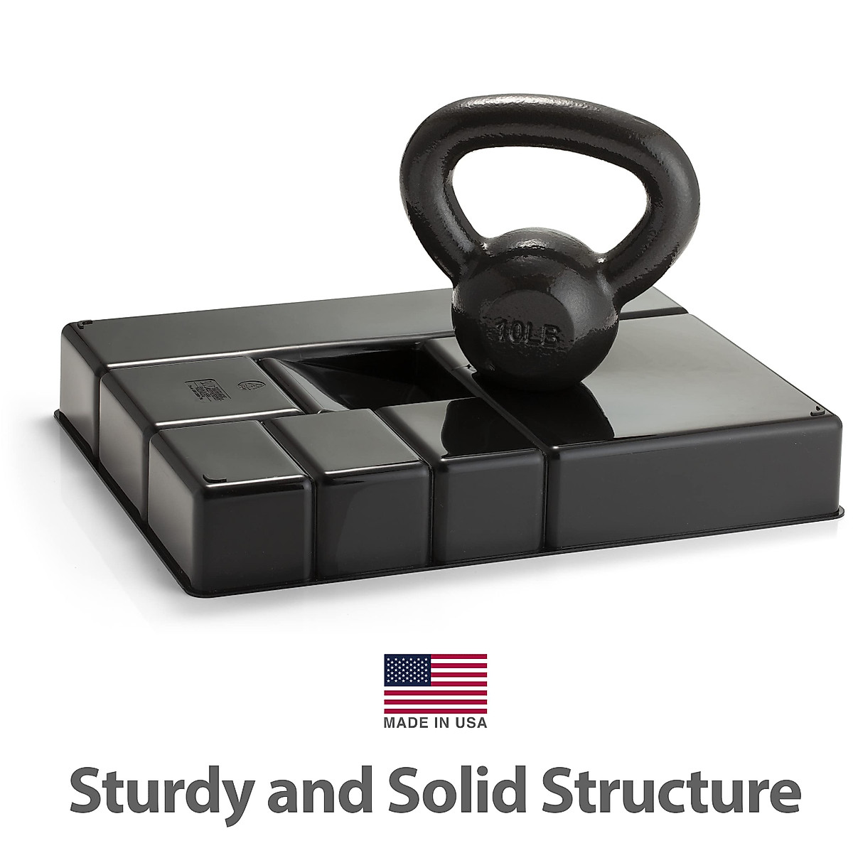 Officemate Deep Drawer Organizer Tray, 8 Compartments, 2 1/4"H x 15 1/8"W x 11 1/2"D, Black