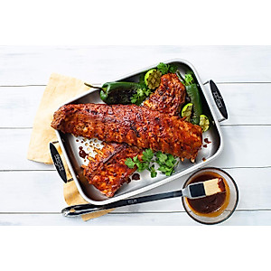 All-Clad Outdoor Stainless Steel Roaster 15x11 Inch Oven Broiler Safe 700F Roaster Pan, Pots and Pans, Cookware Silver