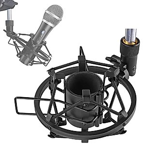 SUNMON ATR2100X-USB Mic Shock Mount Holder for Reduces Vibration and Noise, Suitable for Audio-Technica ATR2100X, ATR2100 USB Microphone