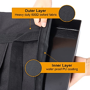 AJinTeby Griddle Bag for Camp Chef Griddle SG90, CGG24B, FG26, Camping Accessories for Camp Chef Griddle 16" x 24", Heavy Duty 600D Polyester Griddle Carry Bag