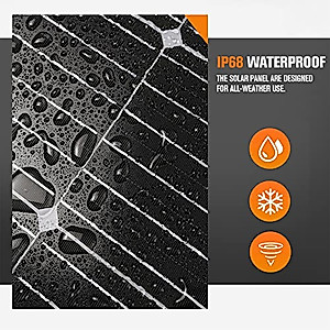 MOBI OUTDOOR 320W Solar Panel Kit,18V 2pcs 160W Monocrystalline Solar Panel with 20A MPPT Solar Charge Controller for RV, Camper, Vehicle, Caravan and Other Off Grid Applications