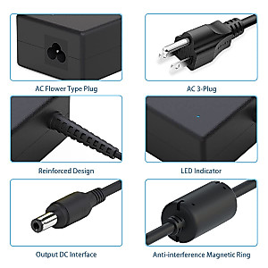 for Harman Kardon Charger Onyx Studio 7 6 5 4 3 2 1 Wireless Bluetooth Portable Speaker System AC Power Adapter Charger Replacement 19V 3.42A Power Cord Power Supply