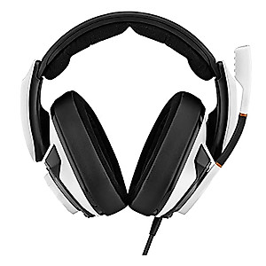 EPOS I Sennheiser GSP 601 Gaming Headset, Noise-Cancelling Mic, Flip-to-Mute, Ergonomic Headband, Foam Ear Pads, Compatible with PC, Mac, PS4, PS5, Xbox Series X, Xbox One, & Nintendo Switch (White)