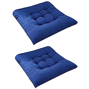 2pcs Chair Pads Seat Cushion ,Haokanba Soft Thicken Comfy Seat Pads Cushion Pillow,Outdoor Indoor Dining Room Kitchen Chair Cushions for Home Office Car Patio Furniture Garden Decoration (#01)
